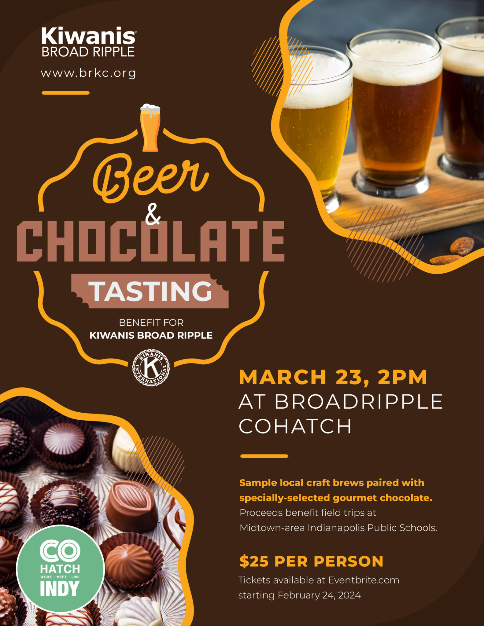 Beer & Chocolate Tasting – Broad Ripple Kiwanis Club